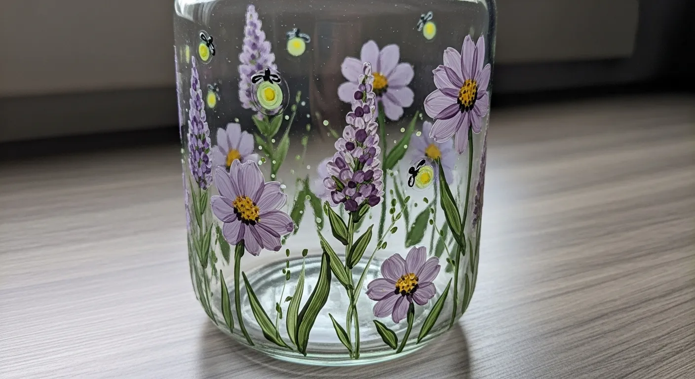20 Easy Glass Painting Ideas For Quick Weekend Projects
